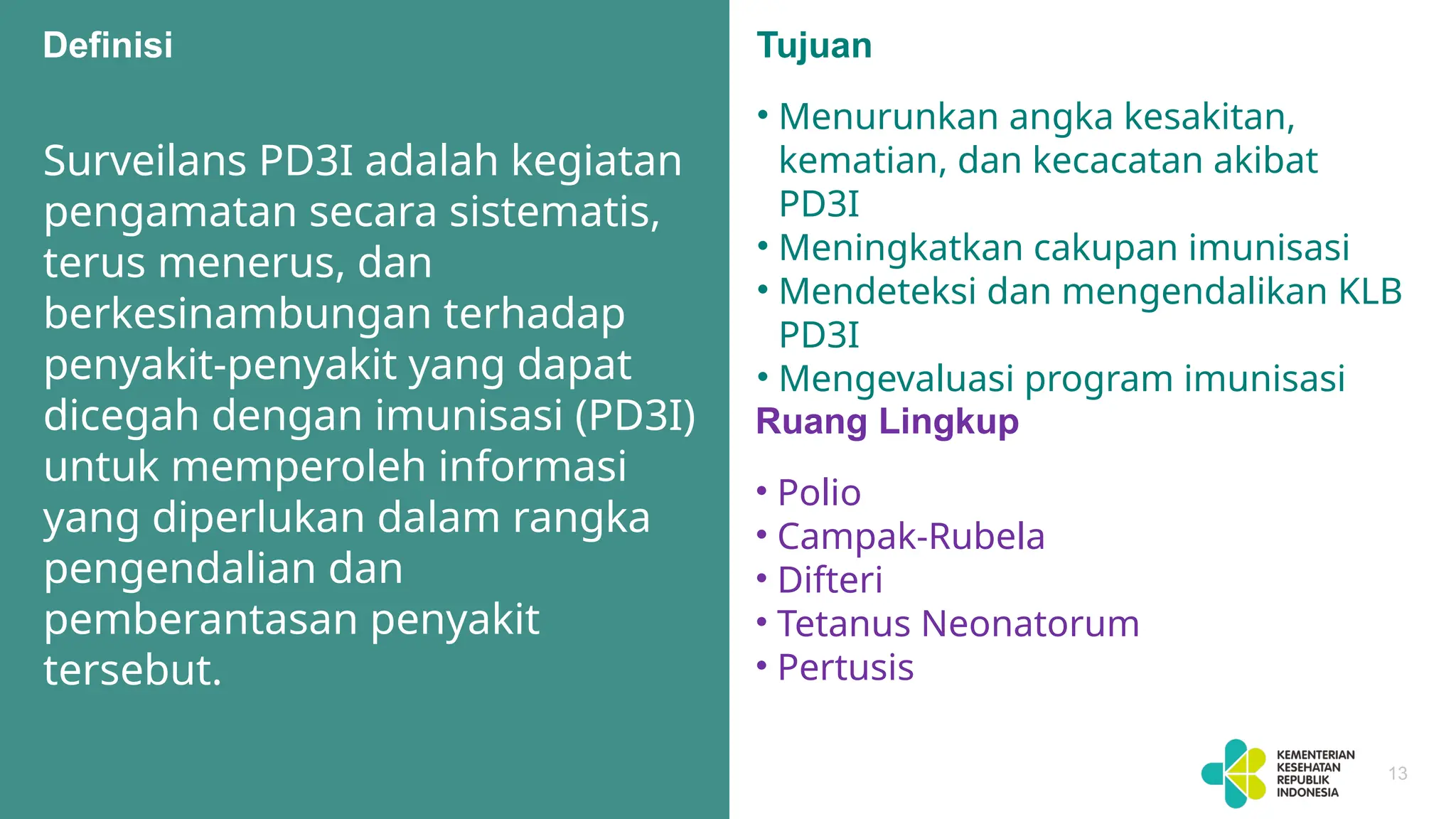 Surveilans PD3I (Penyakit Yang Dapat Dicegah Dengan Imunisasi) Update ...