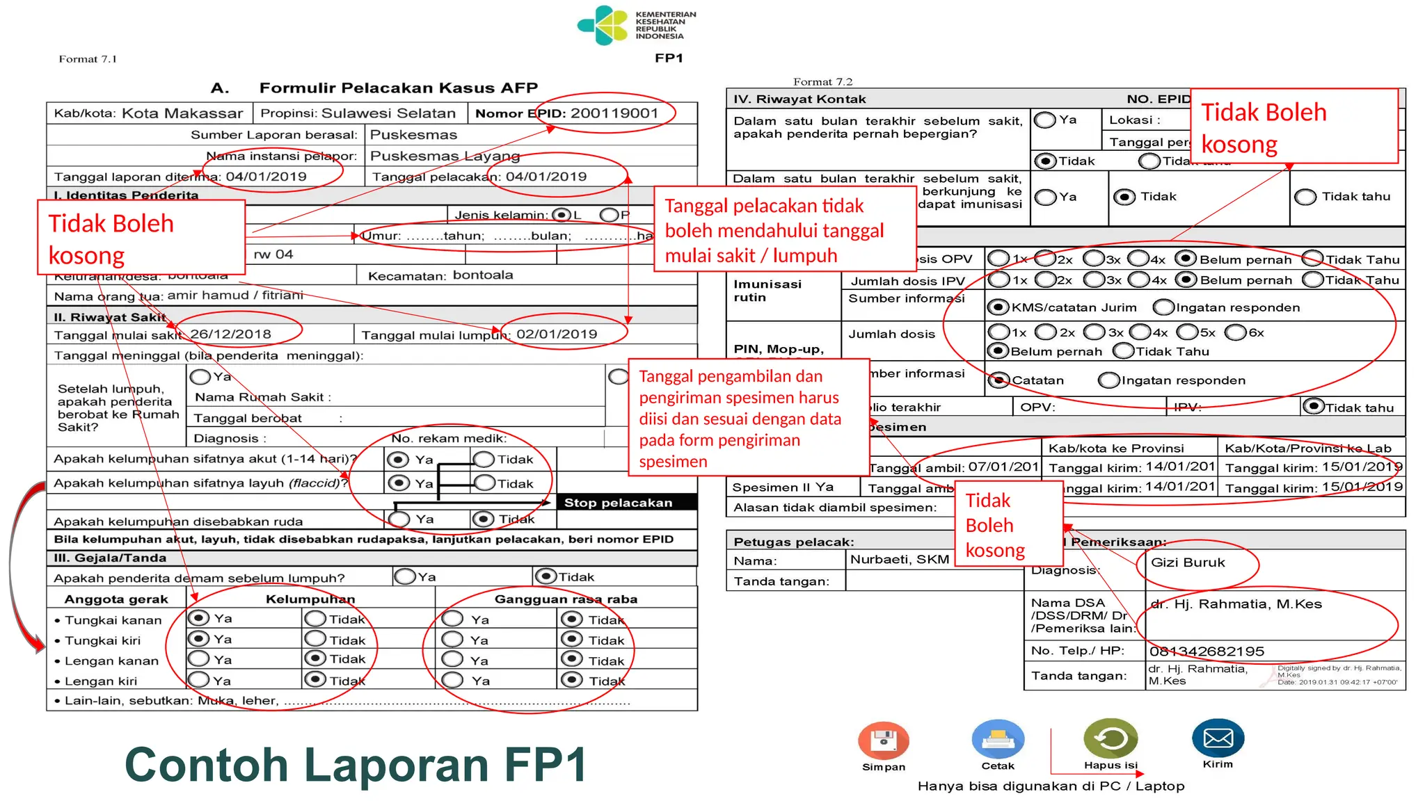 Surveilans PD3I (Penyakit Yang Dapat Dicegah Dengan Imunisasi) Update | PPTX