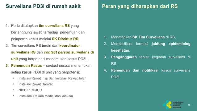 Surveilans PD3I (Penyakit Yang Dapat Dicegah Dengan Imunisasi) Update ...