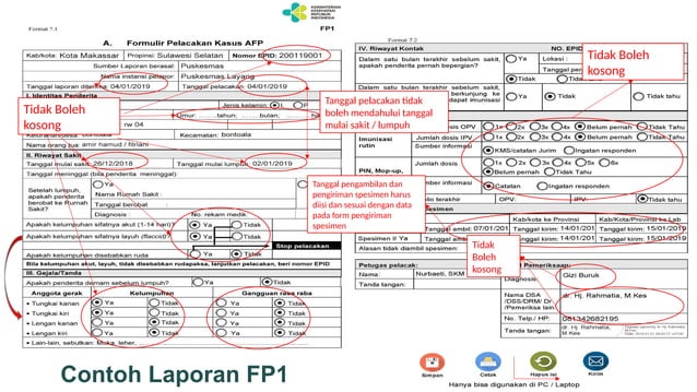 Surveilans PD3I (Penyakit Yang Dapat Dicegah Dengan Imunisasi) Update ...