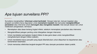 Surveilans pengendalian dan pencegahan infeksi di puskesmas | PPTX