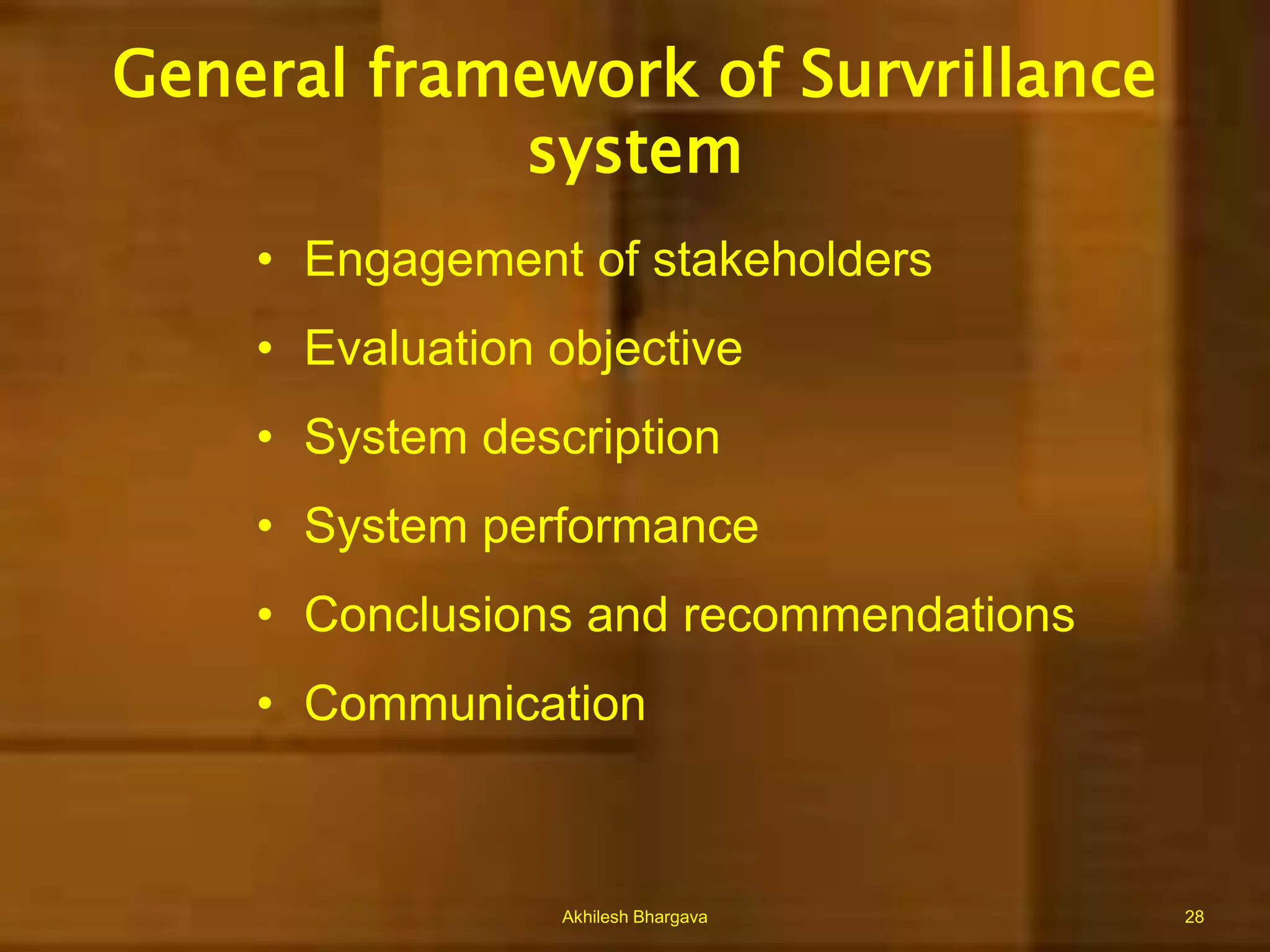 Surveillance | PPTX