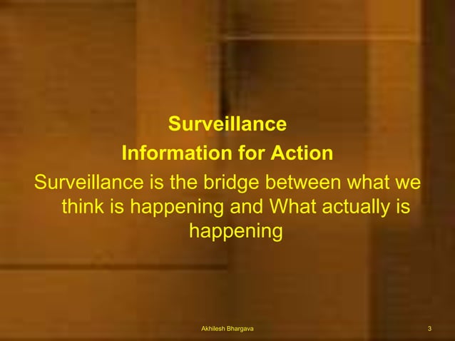 Surveillance | PPTX