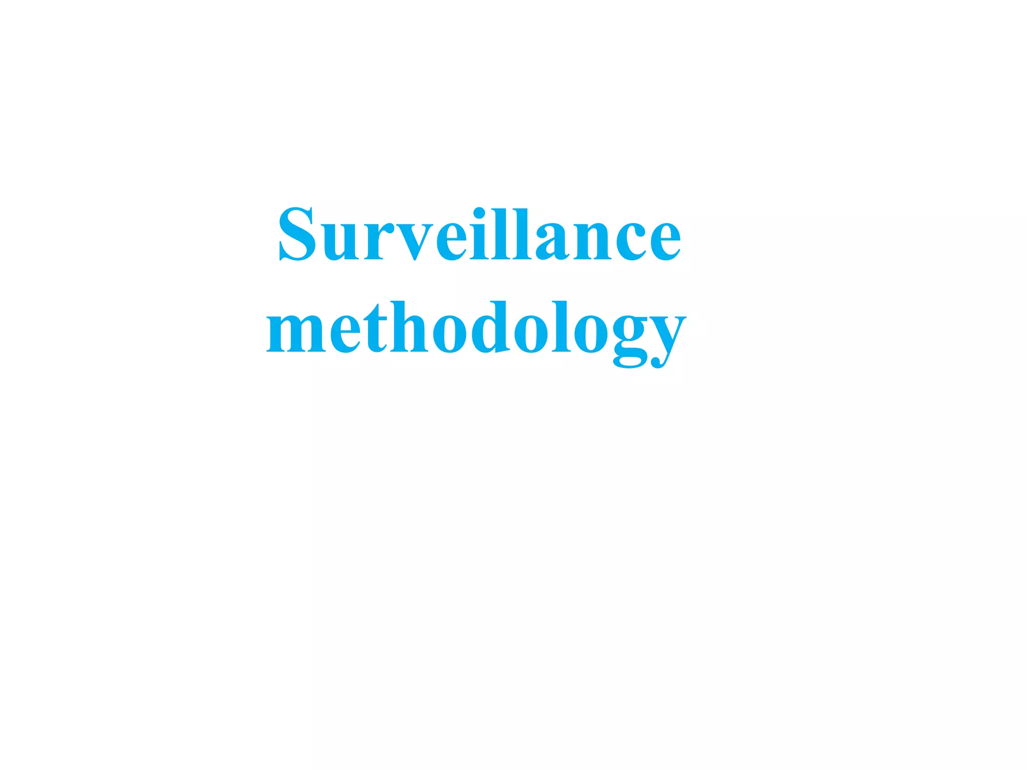 Surveillance | PPTX