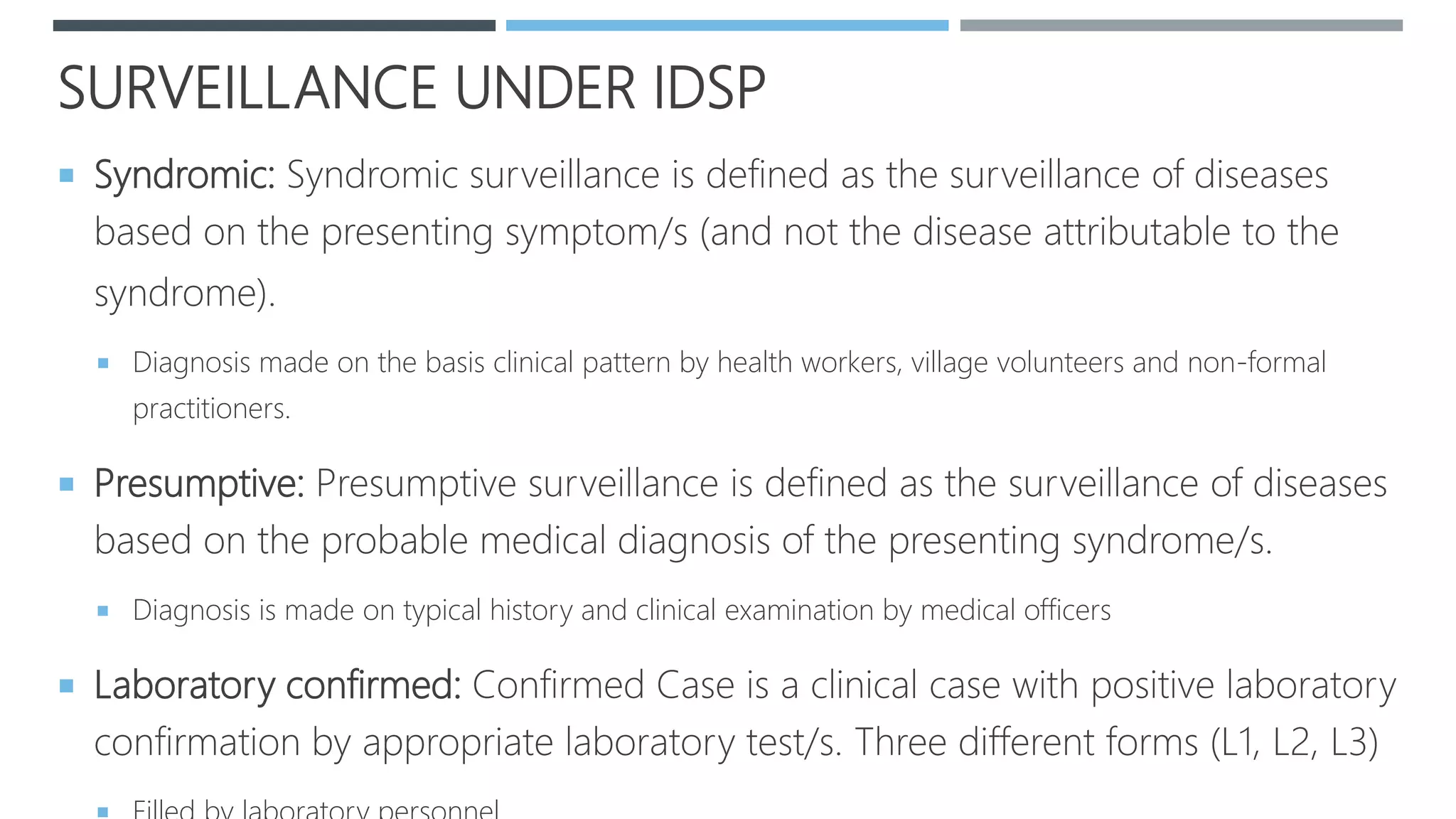 Surveillance & IDSP | PPTX