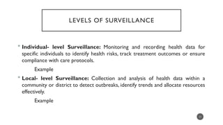 Public Health Surveillance: Framework, Types and Applications | PPTX