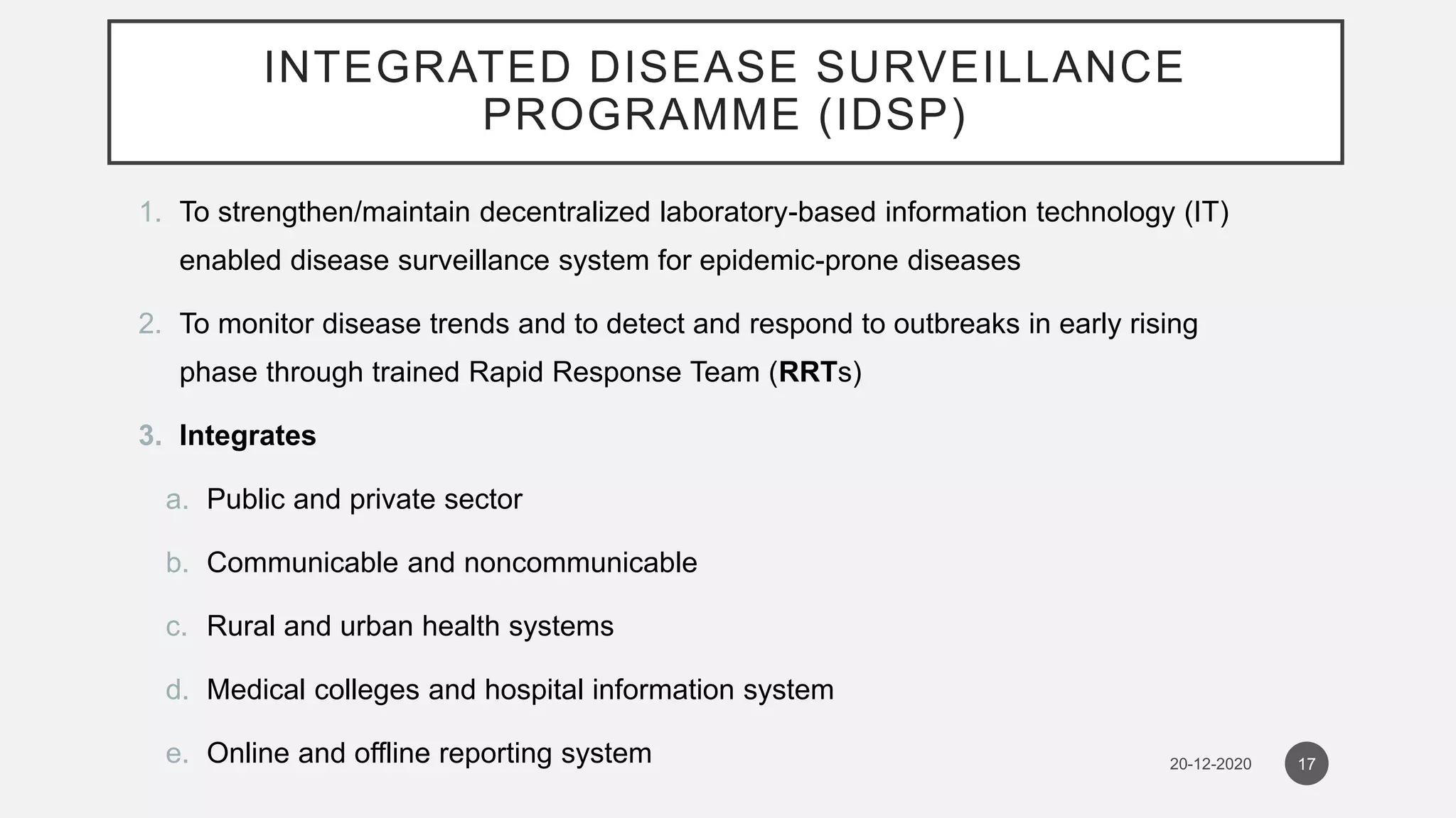 Surveillance and contact tracing | PPTX