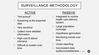 Surveillance and contact tracing | PPTX