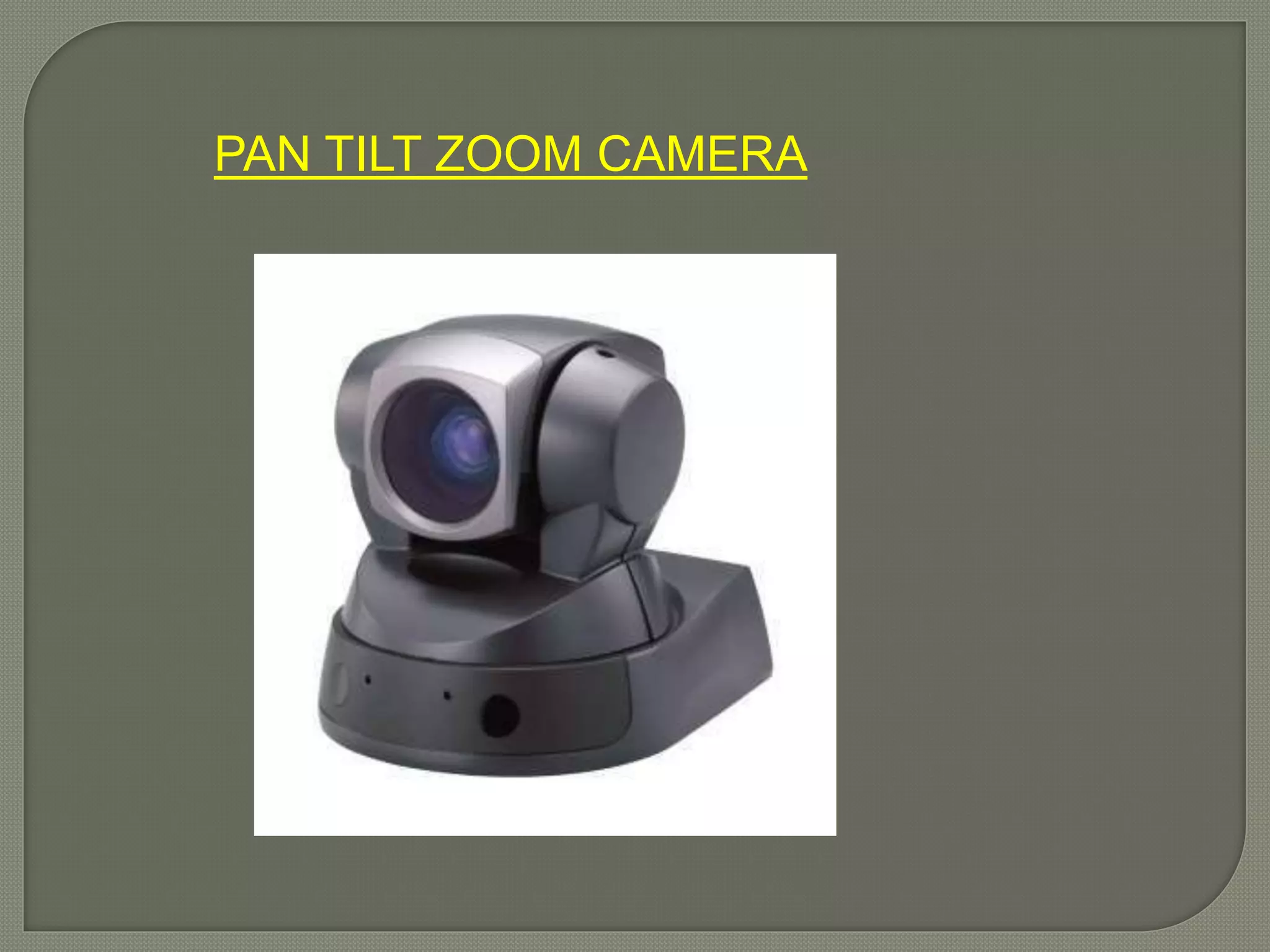 Surveillance camera control system | PPTX