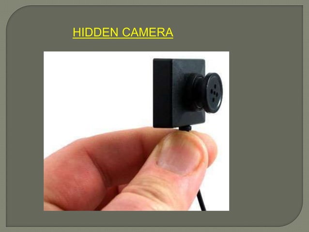 Surveillance camera control system | PPTX