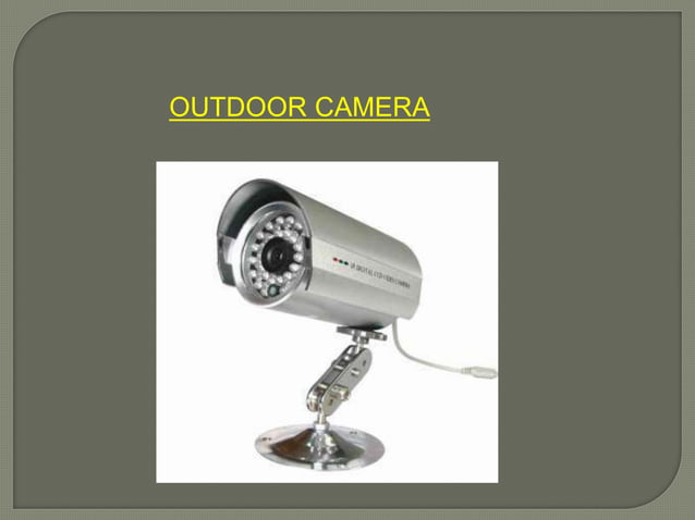 Surveillance camera control system | PPTX