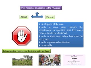 Surveillance in pest risk analysis 1 | PPTX
