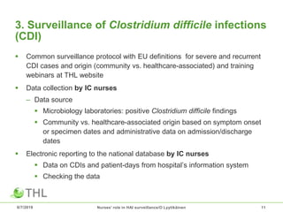 Surveillance of healthcare associated infections | PDF