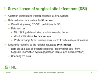 Surveillance of healthcare associated infections | PDF