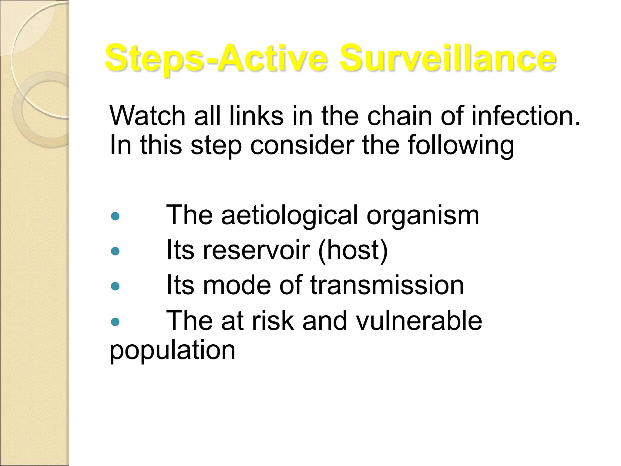 SURVEILLANCE PRESENTATION.pptinpublic health | PPT