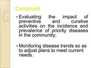 SURVEILLANCE PRESENTATION.pptinpublic health | PPT