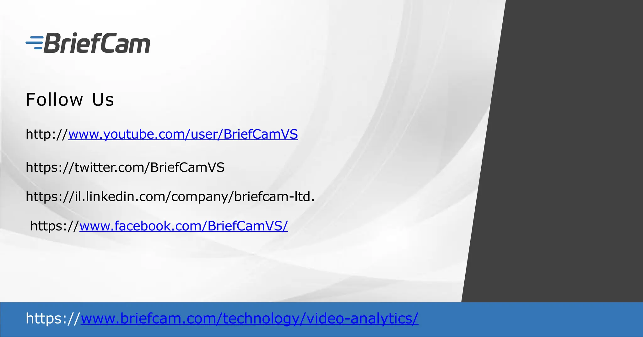 Comprehensive Surveillance Security Services by Briefcam | PPTX