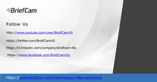 Comprehensive Surveillance Security Services by Briefcam | PPTX