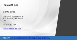 Comprehensive Surveillance Security Services by Briefcam | PPTX