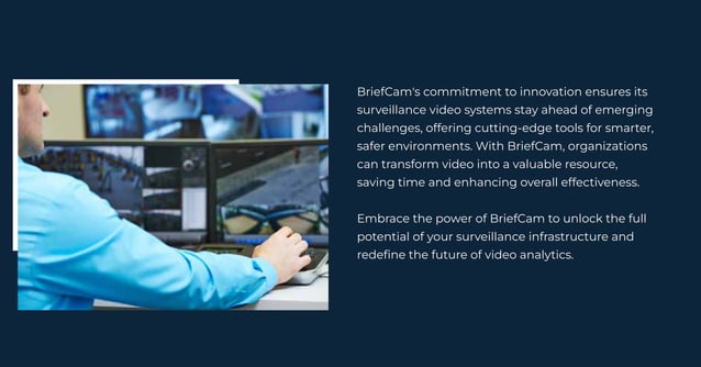 Enhance Security with BriefCam's Advanced Surveillance Video System | PPT