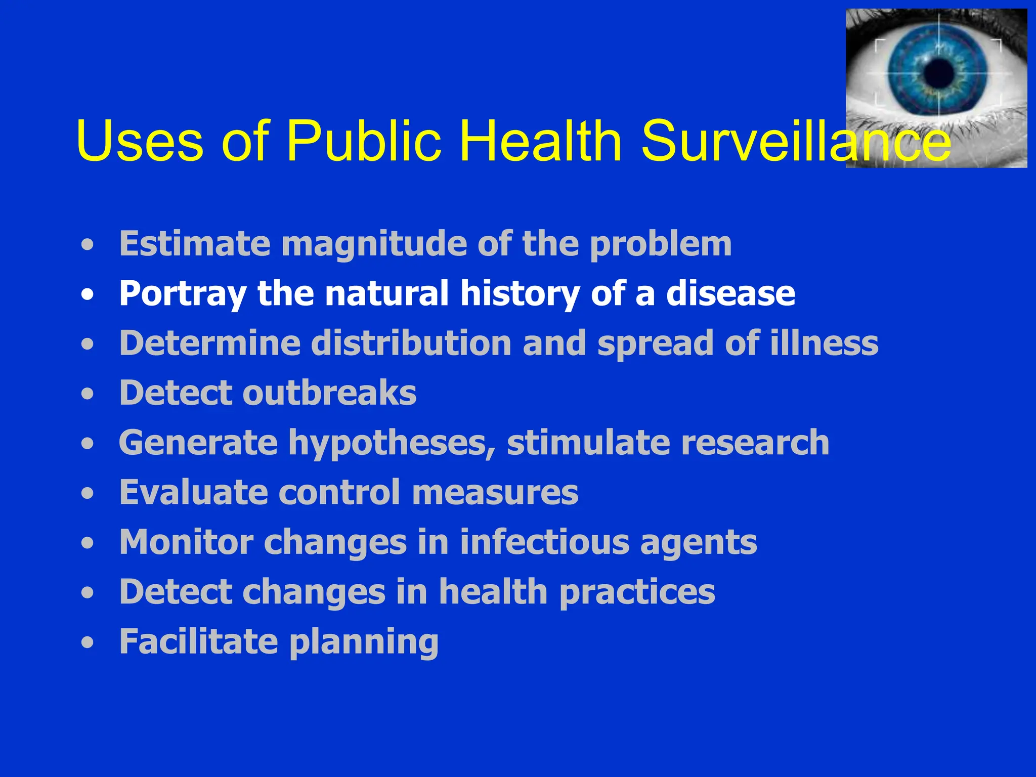 Surveillance system type, steps in planning a system.ppt