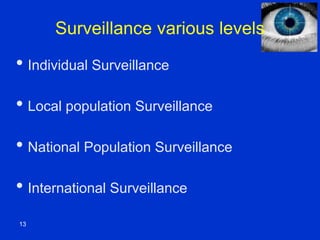 Surveillance system type, steps in planning a system.ppt