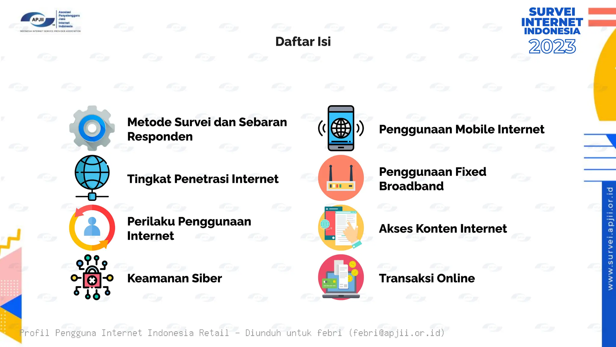 SURVEI PELAKU & PENETRASI INTERNET DI INDONESIA.pdf