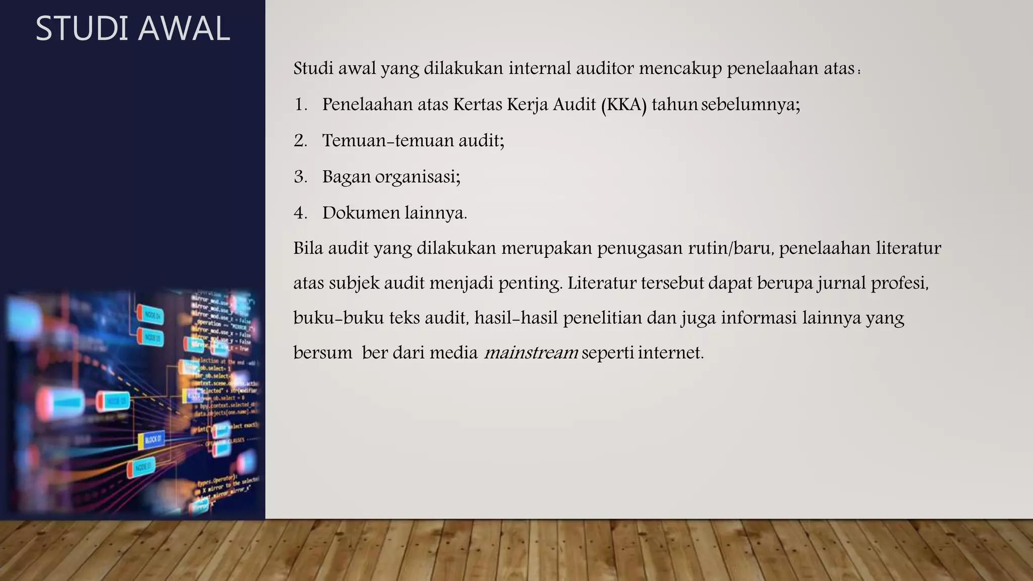 Survei pendahuluan audit internal | PPTX