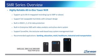 Surveon NVR Series Overview | PDF | Data Storage and Warehousing ...