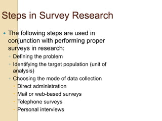 Survey Research | PPTX