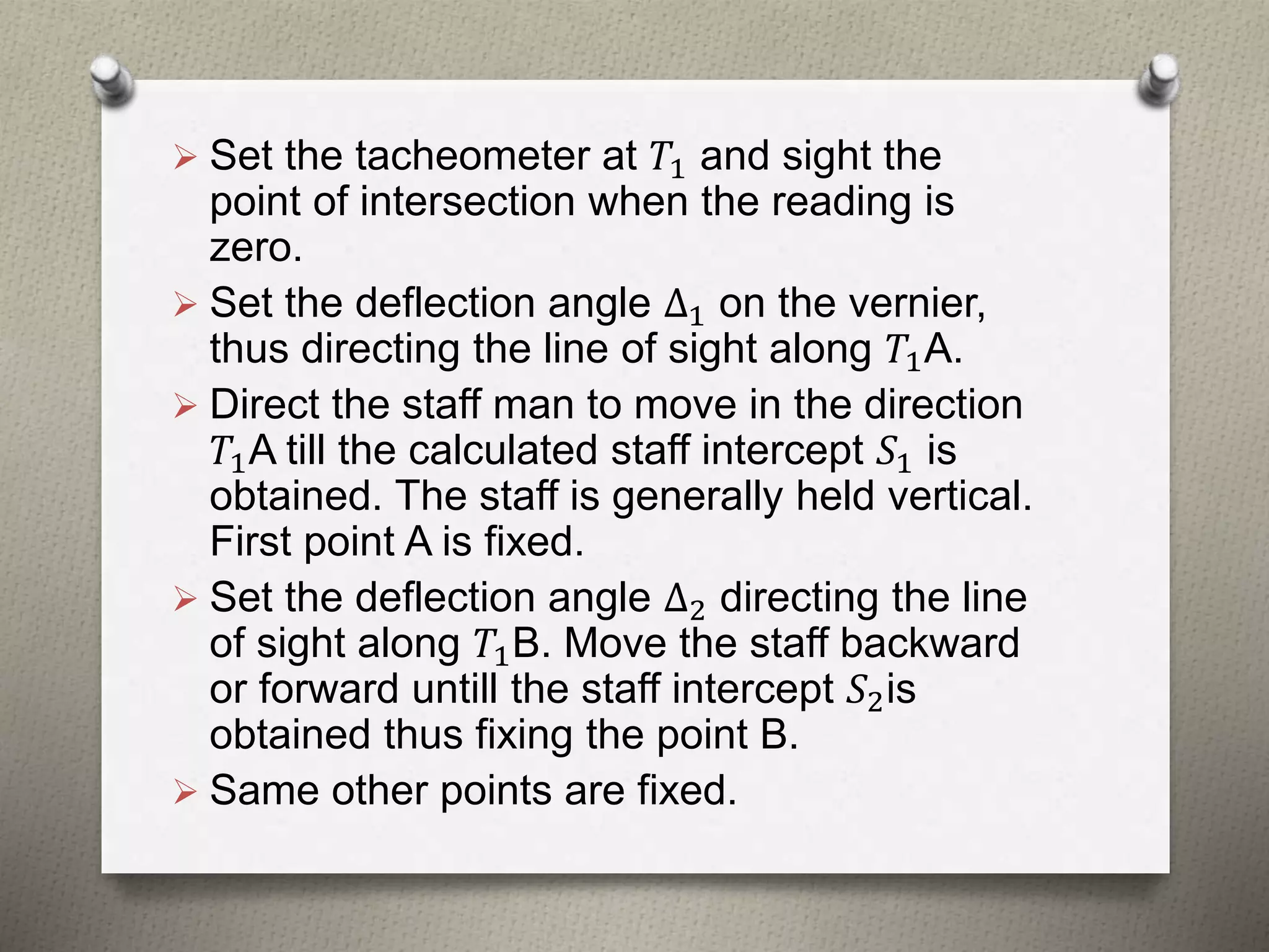 Setting out of curve (Survey) | PPTX