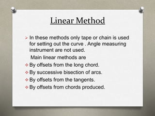 Setting out of curve (Survey) | PPTX