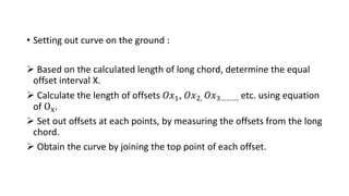 survey of horizontal curve | PPTX