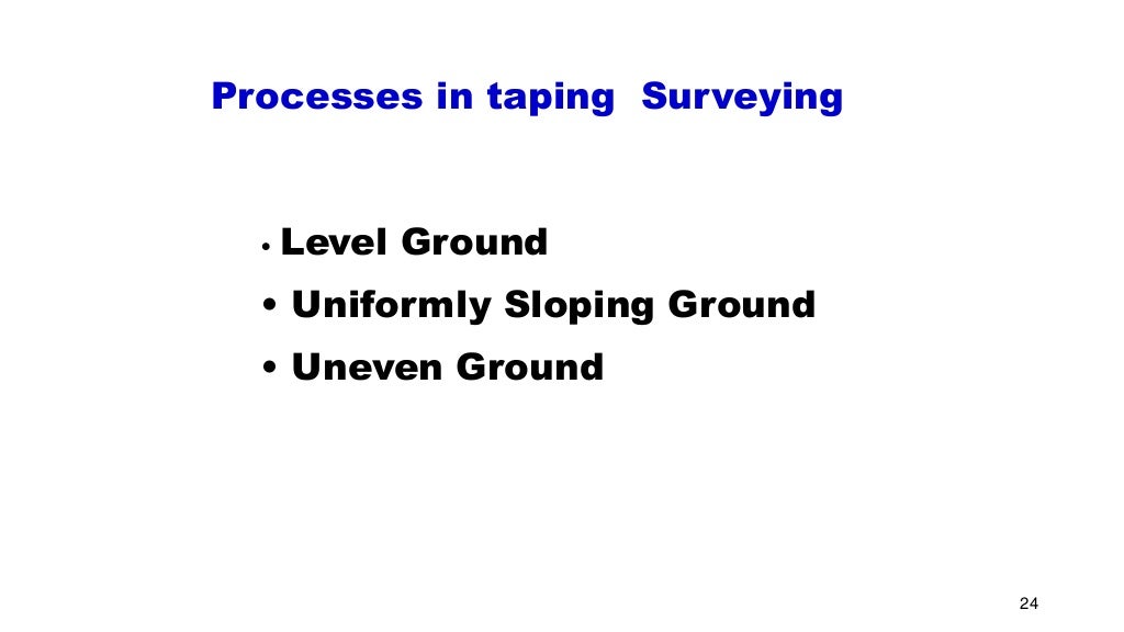 Basic Principles, Distance Measurement and Chain Surveying, Distance ...