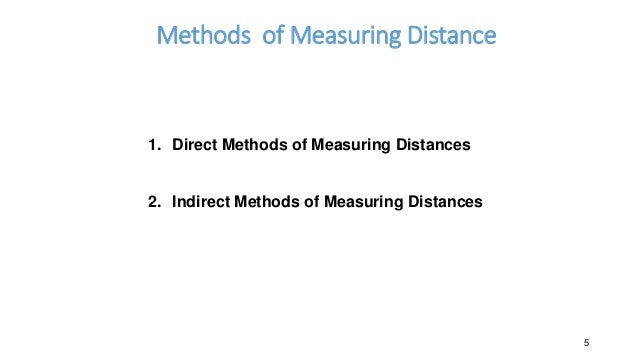 Basic Principles, Distance Measurement and Chain Surveying, Distance ...