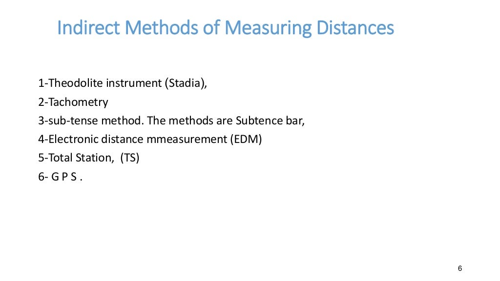 Basic Principles, Distance Measurement and Chain Surveying, Distance ...