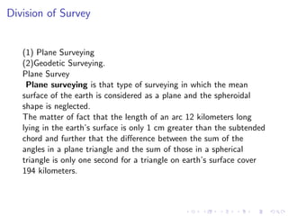 Basic term and Equipment required for Survey | PDF | Geography | Science