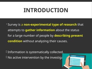 Survey-detailed steps and how to conduct | PPTX