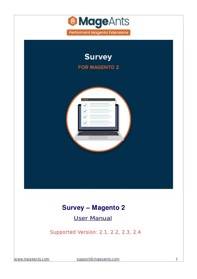 Magento 2 Survey Extension | PDF