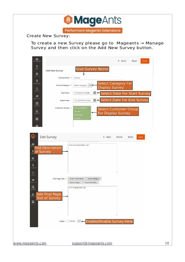 Magento 2 Survey Extension | PDF