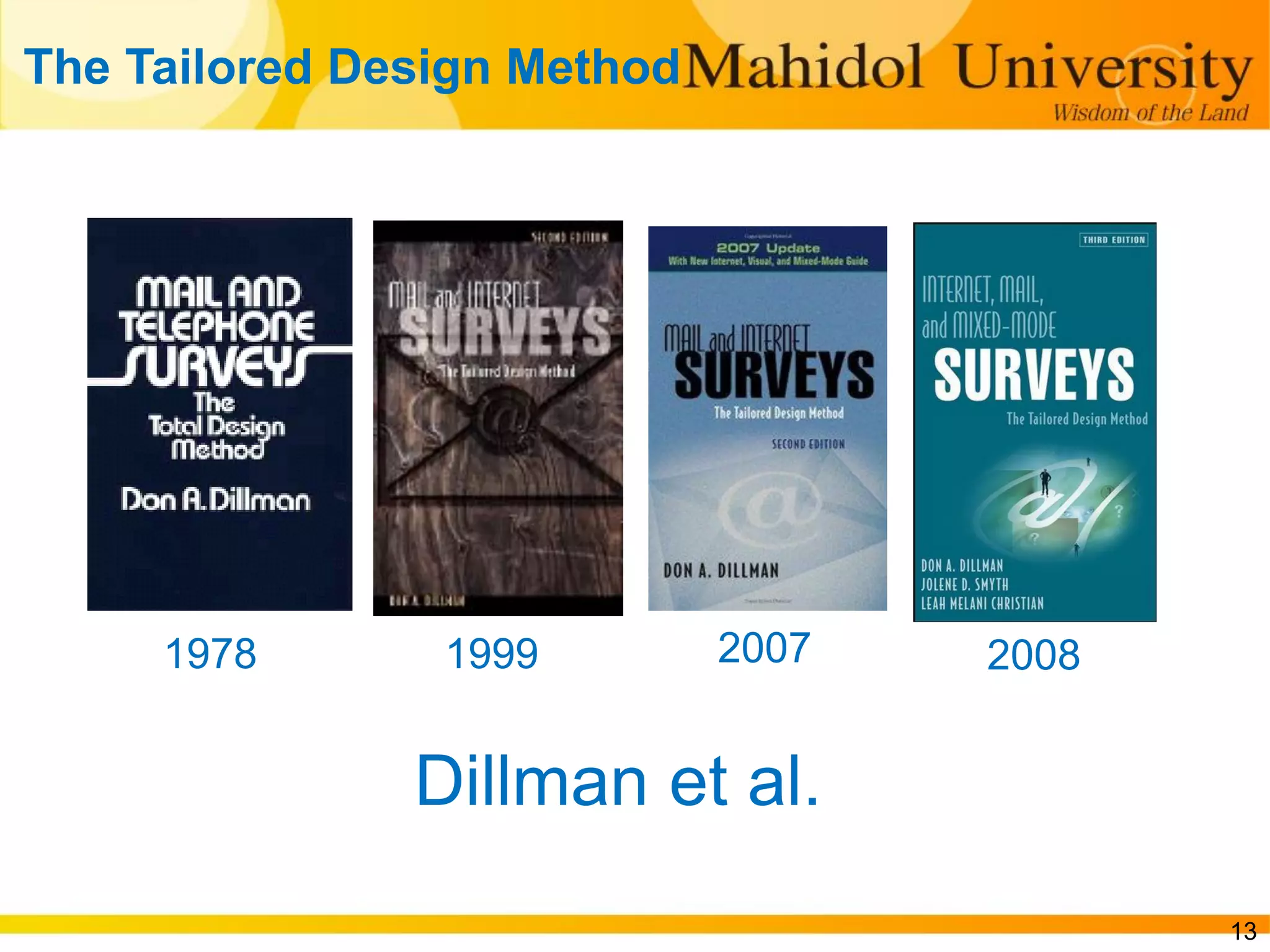 Survey Methods | PPT