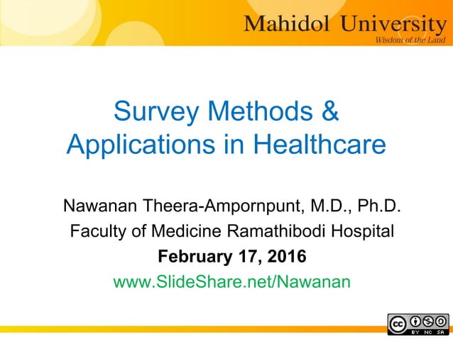 Survey Methods | PPT