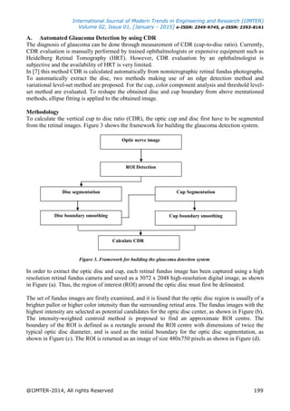 SURVEY OF GLAUCOMA DETECTION METHODS | PDF