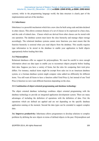 Survey of Object Oriented Database | PDF