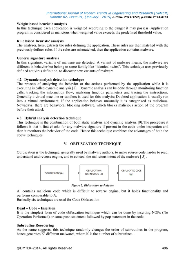 Survey On Malware Detection Techniques Pdf