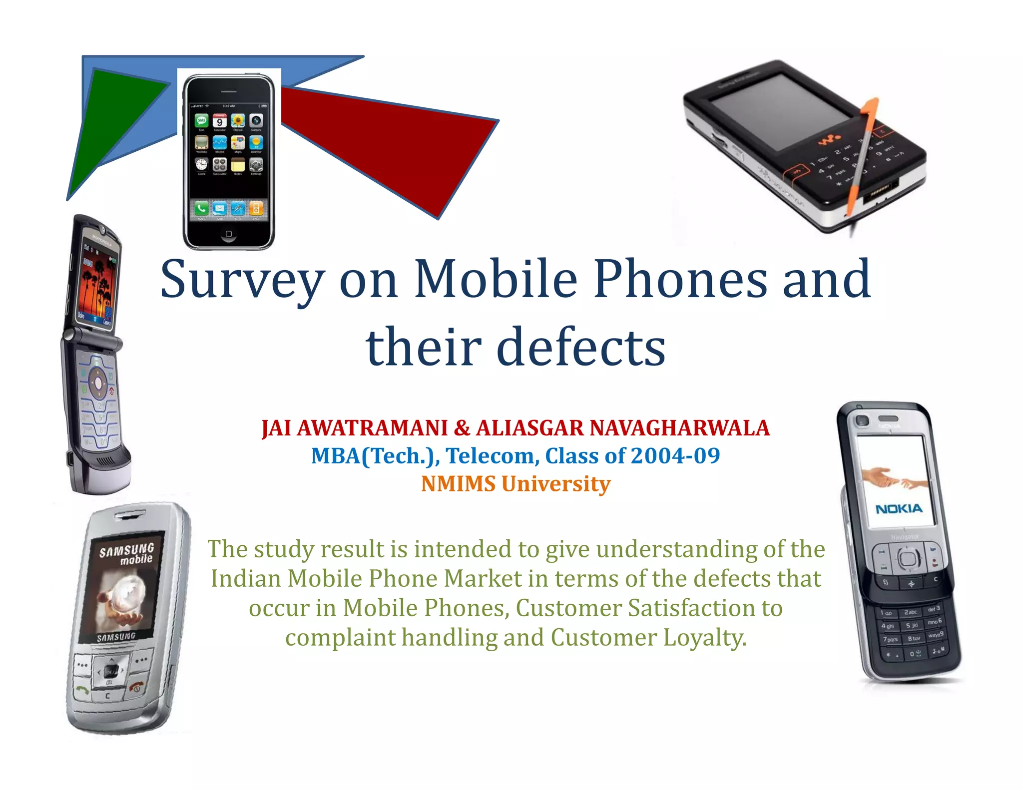 Survey On Mobile Phones And Their Defects(Indian Context) | PDF