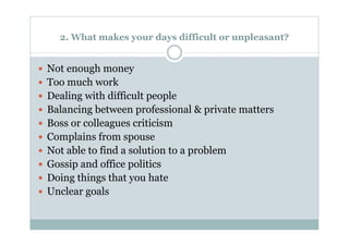 Survey on challenges people face in their daily lives | PDF