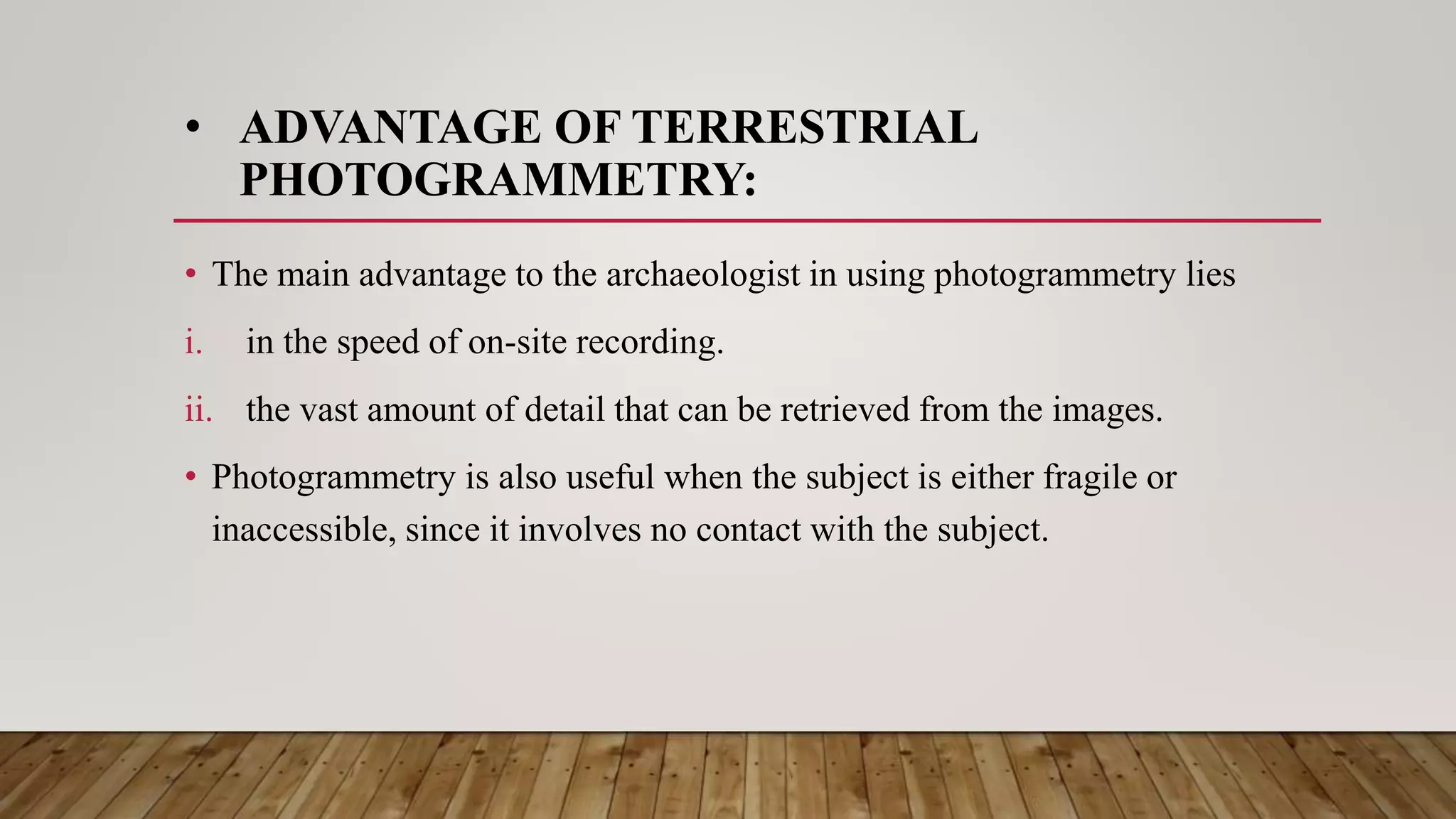 PHOTOGRAMETRY SURVEY | PPTX