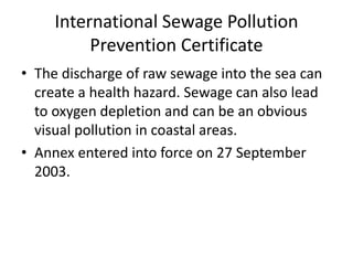 Vessel survey Certificate | PPT