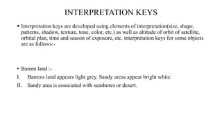 IMAGE INTERPRETATION TECHNIQUES of survey | PPTX